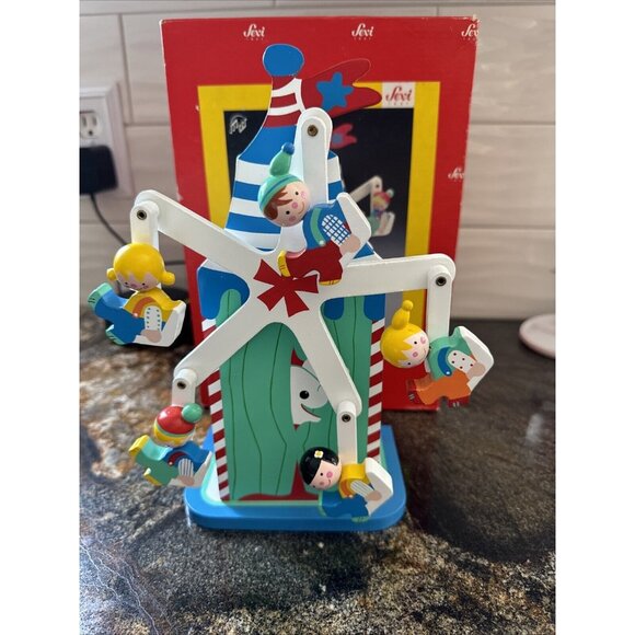 Sevi 1831 | Art | Vintage Sevi 831 Country Ferris Wheel Music Box ...
